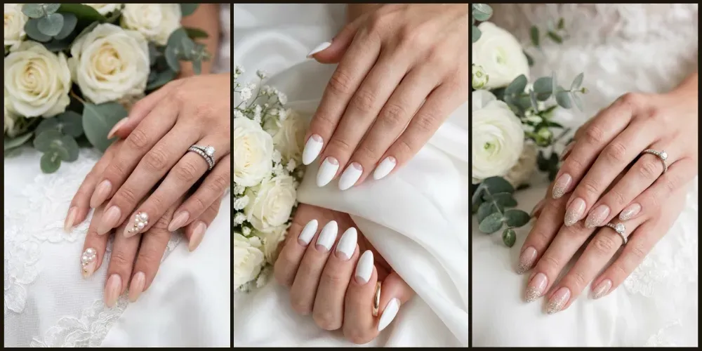 20 Wedding Nail Designs Brides Are Saving on Pinterest in 2026 ...